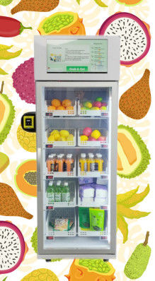 Perkebunan Sayuran Buah Segar Menghasilkan Mesin Penjual Otomatis ...